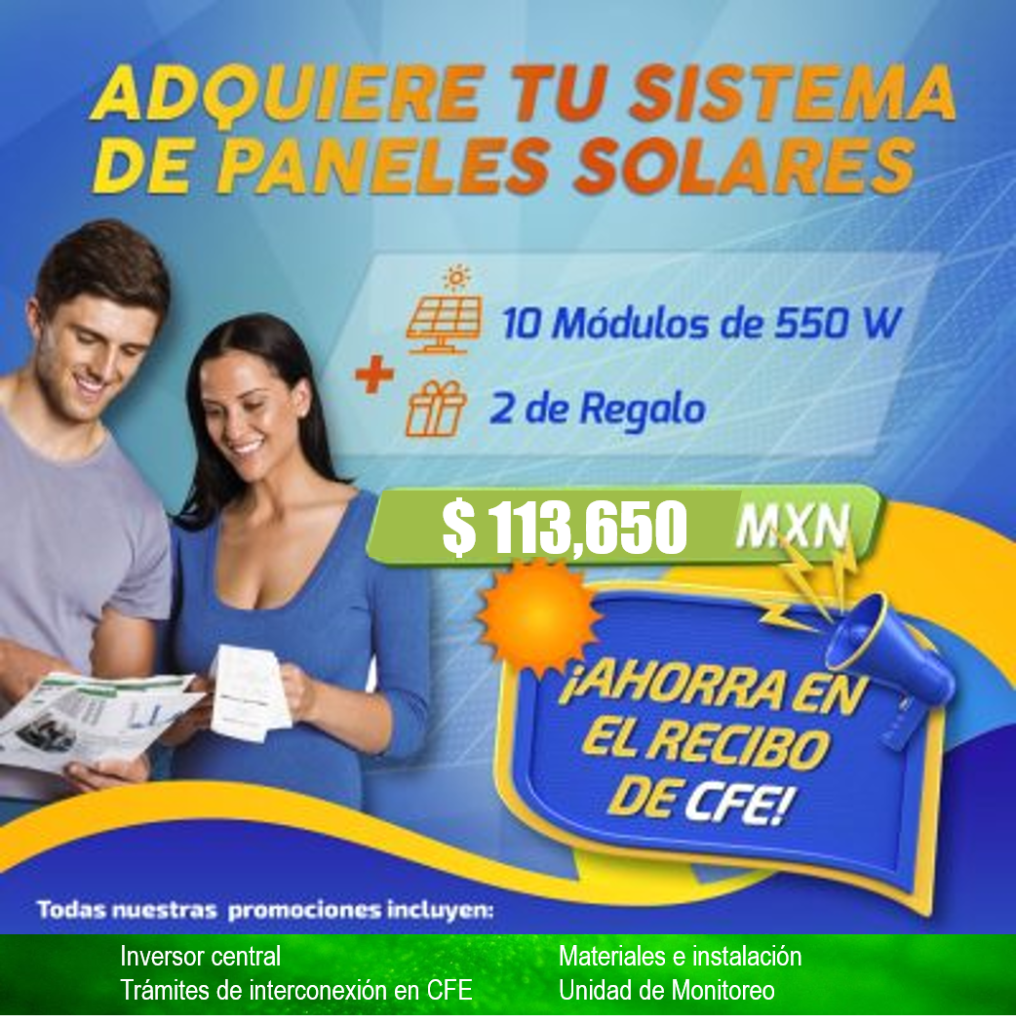 Promociones – LB Energía Solar
